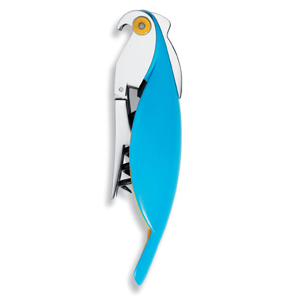 Alessi Parrot Sommelier Corkscrew, Azure– Dream Icons